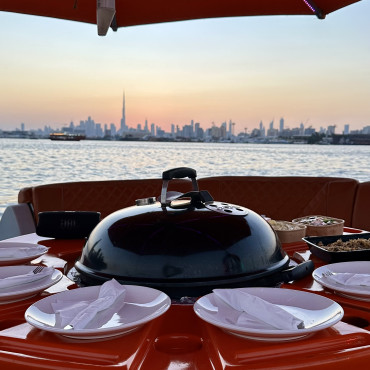 Book A BBQ Donut Boat - BBQ-Dubai